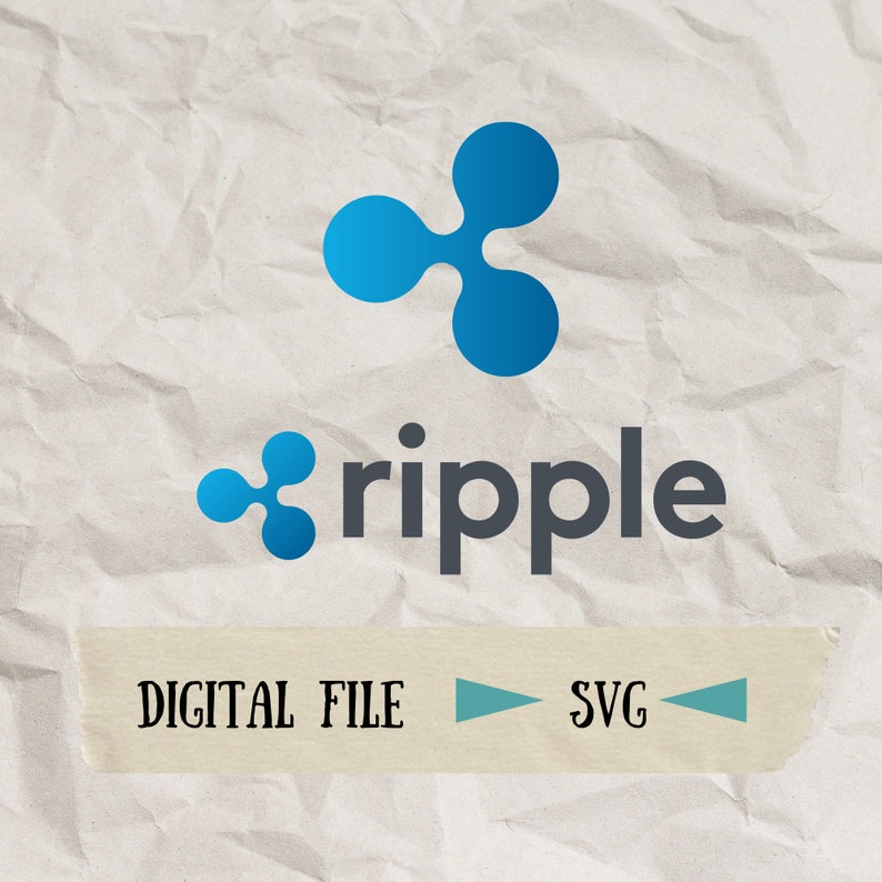 Ripple Logo SVG | Instant Download Design | Cricut | Silhouette - Etsy