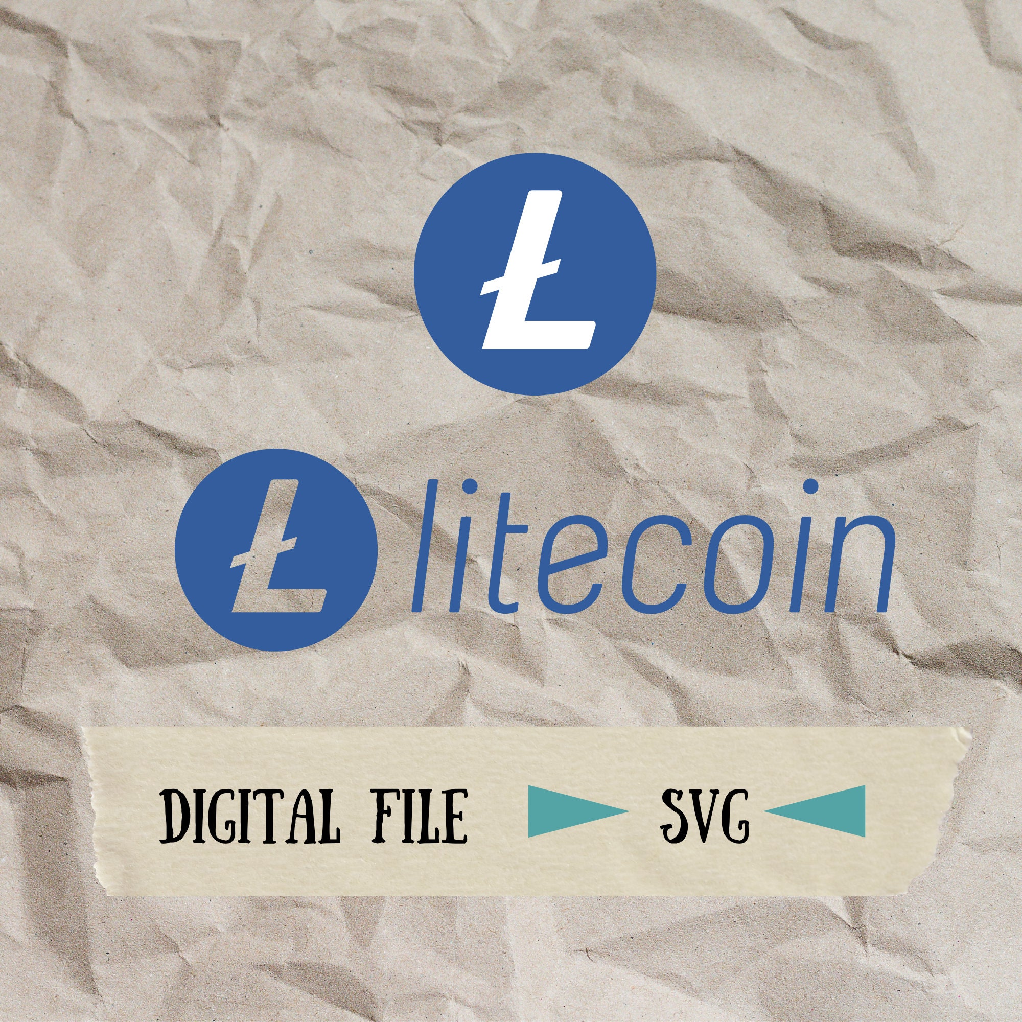 Litcoin Logo SVG Instant Download Design Cricut Silhouette - Etsy