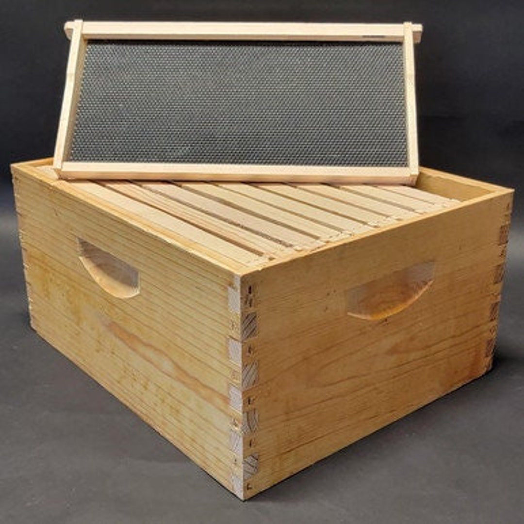 Assembled Wax Dipped 10 Frame 9-5/8 Deep Bee Hive Body With Triple ...