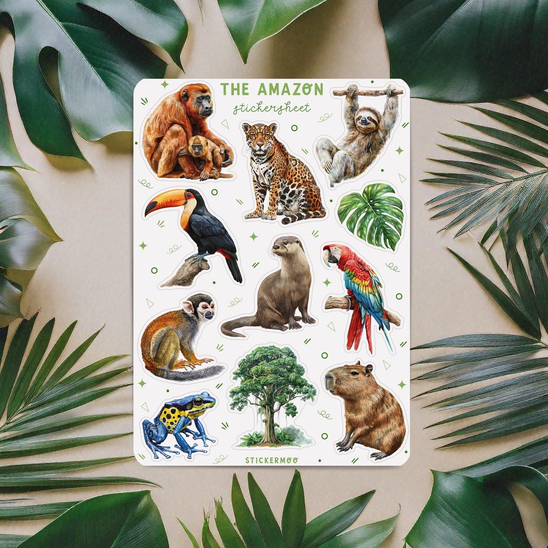 The Amazon Sticker Sheet Planner, Bullet Journal, Scrapbook Jungle ...