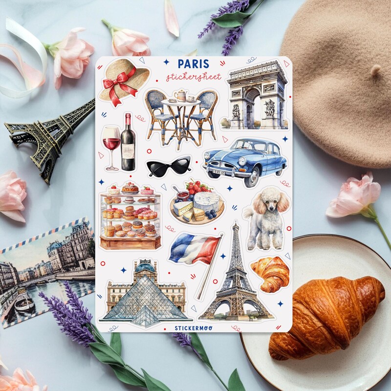 Paris Sticker - Etsy