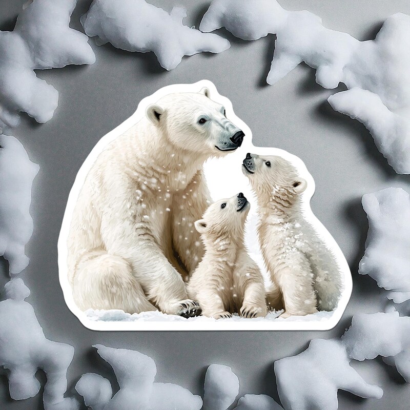 Polar Bear Decals - Etsy