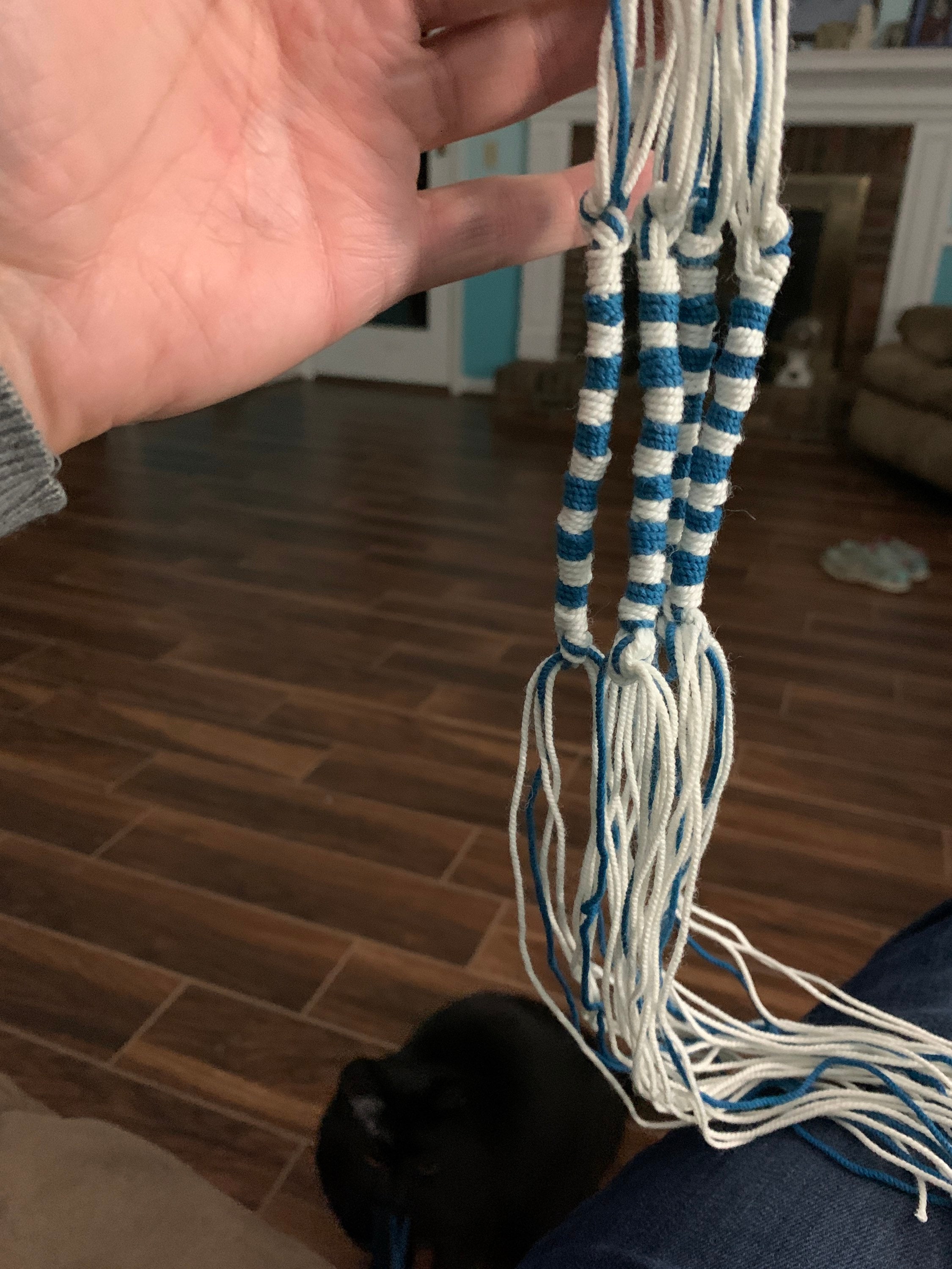 Tzitzit Service: Change to a Ptil Tékhélet (1 Blue Strings, 3 White ...