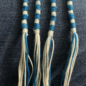 Tzitzit Service: Change to a Ptil Tékhélet (1 Blue Strings, 3 White ...