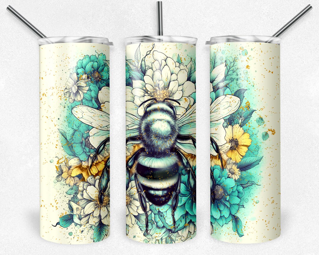 Honey Bee Insulated Tumbler / Honey Bee Tumbler / Honey Bee Cup / Honey ...