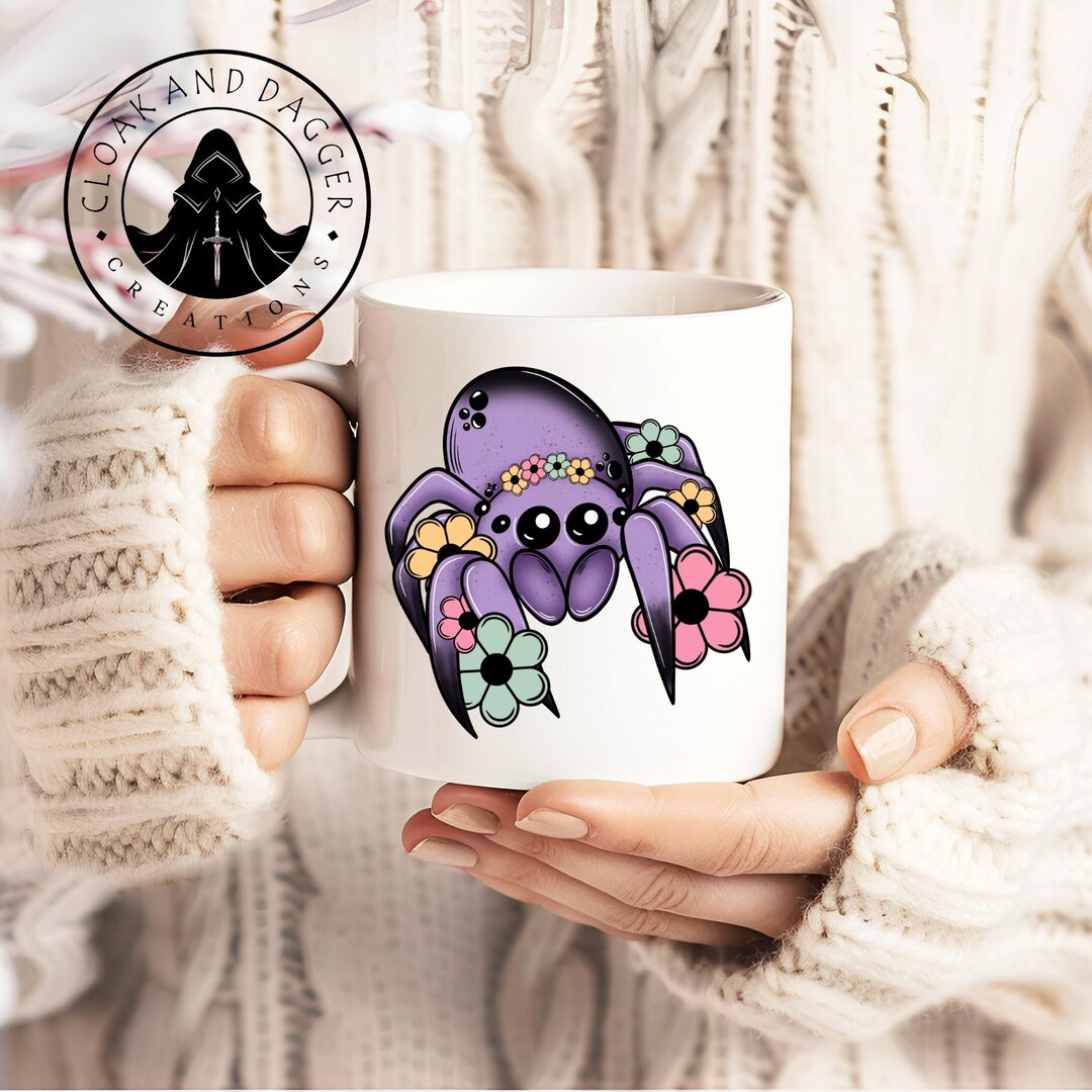 Jumping Spider Coffee Mug, Spider Lover Gift, 15oz - Etsy