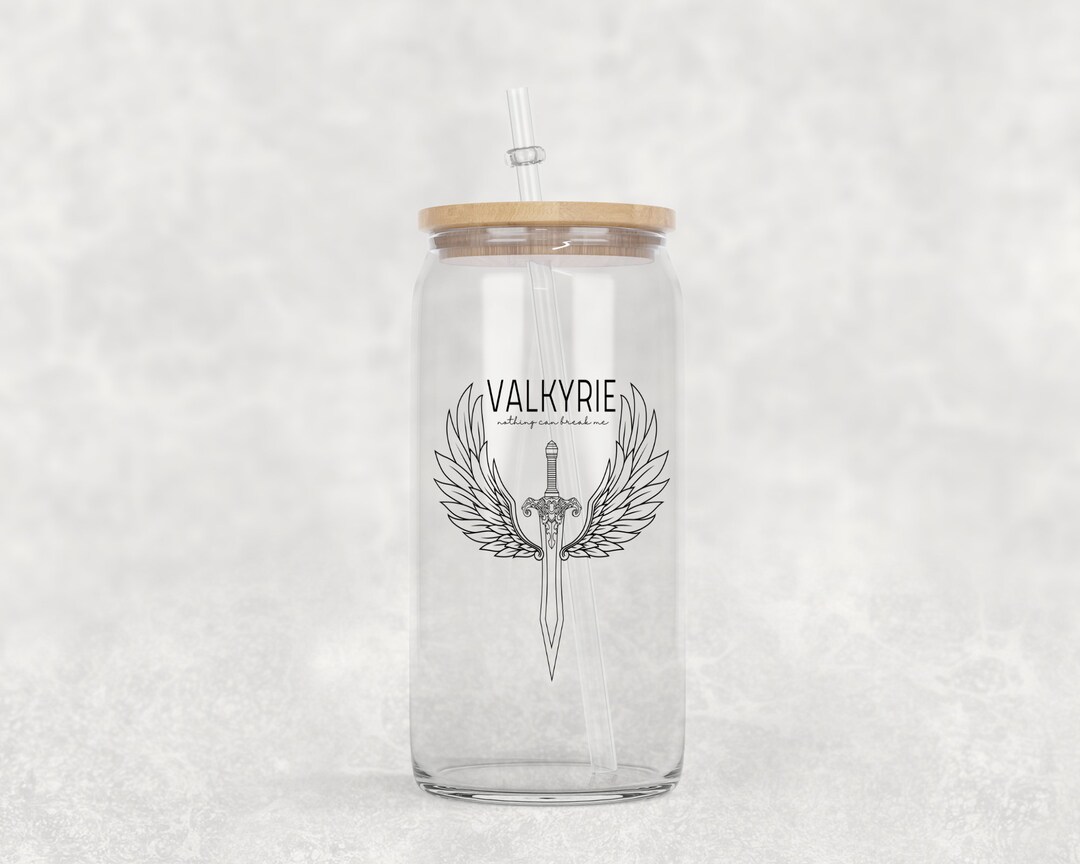 Valkyrie Nothing Can Break Me Clear Beer Glass - Etsy