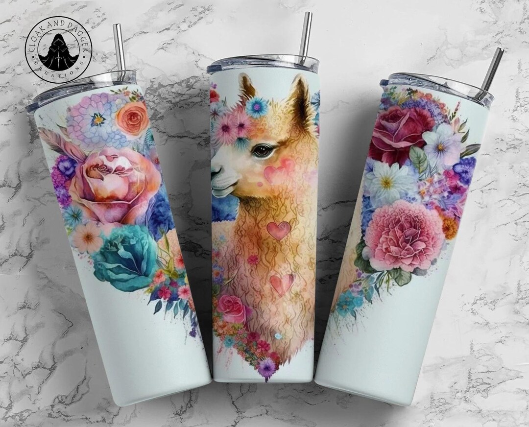 Llama Insulated Tumbler / Llama Gift / Llama Tumbler / Llama Cup ...