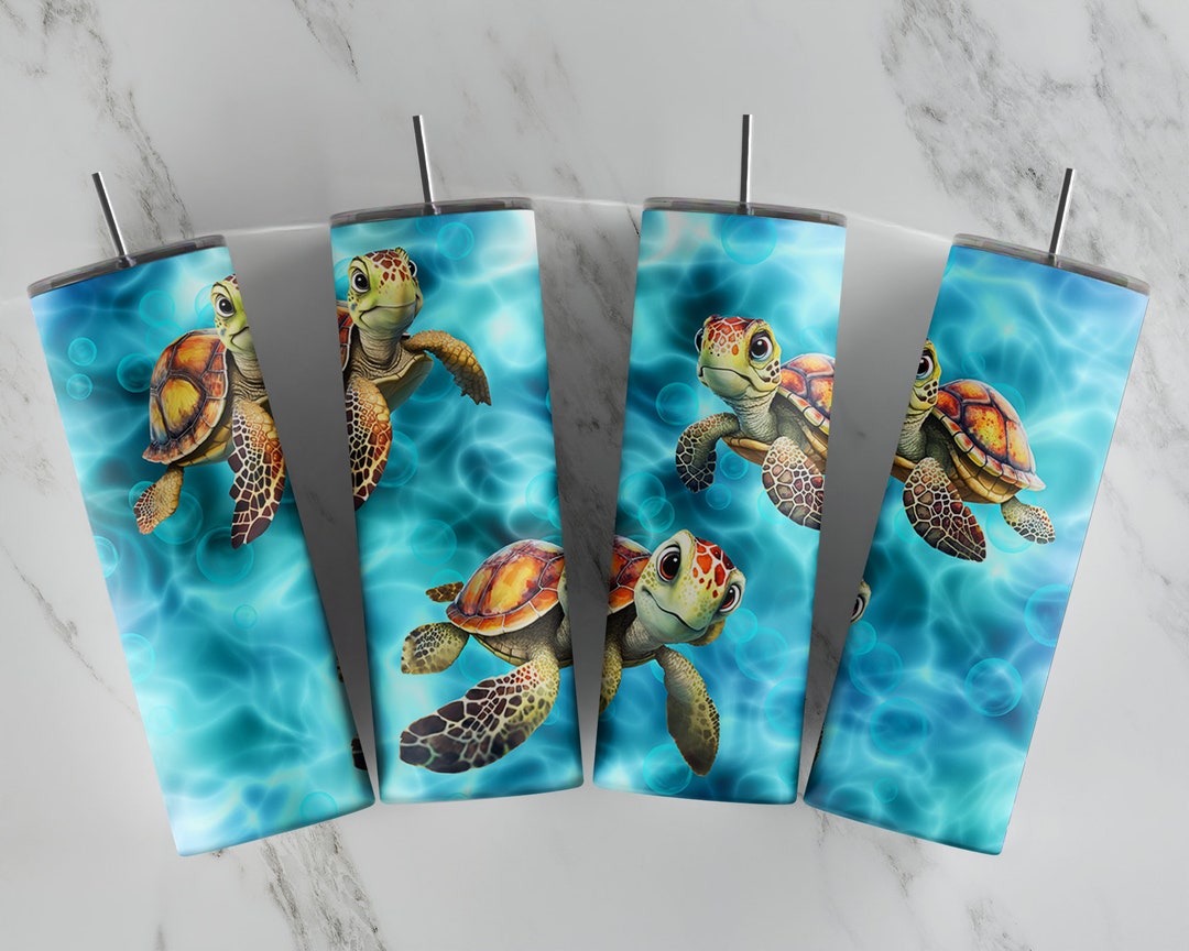 Sea Turtles Insulated Tumbler / Sea Turtle Gift / Ocean Life Tumbler ...
