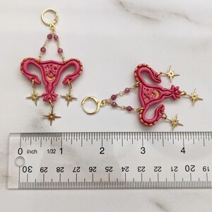 Uterus Earrings |girl Power Earrings| Feminist Earrings |women's ...