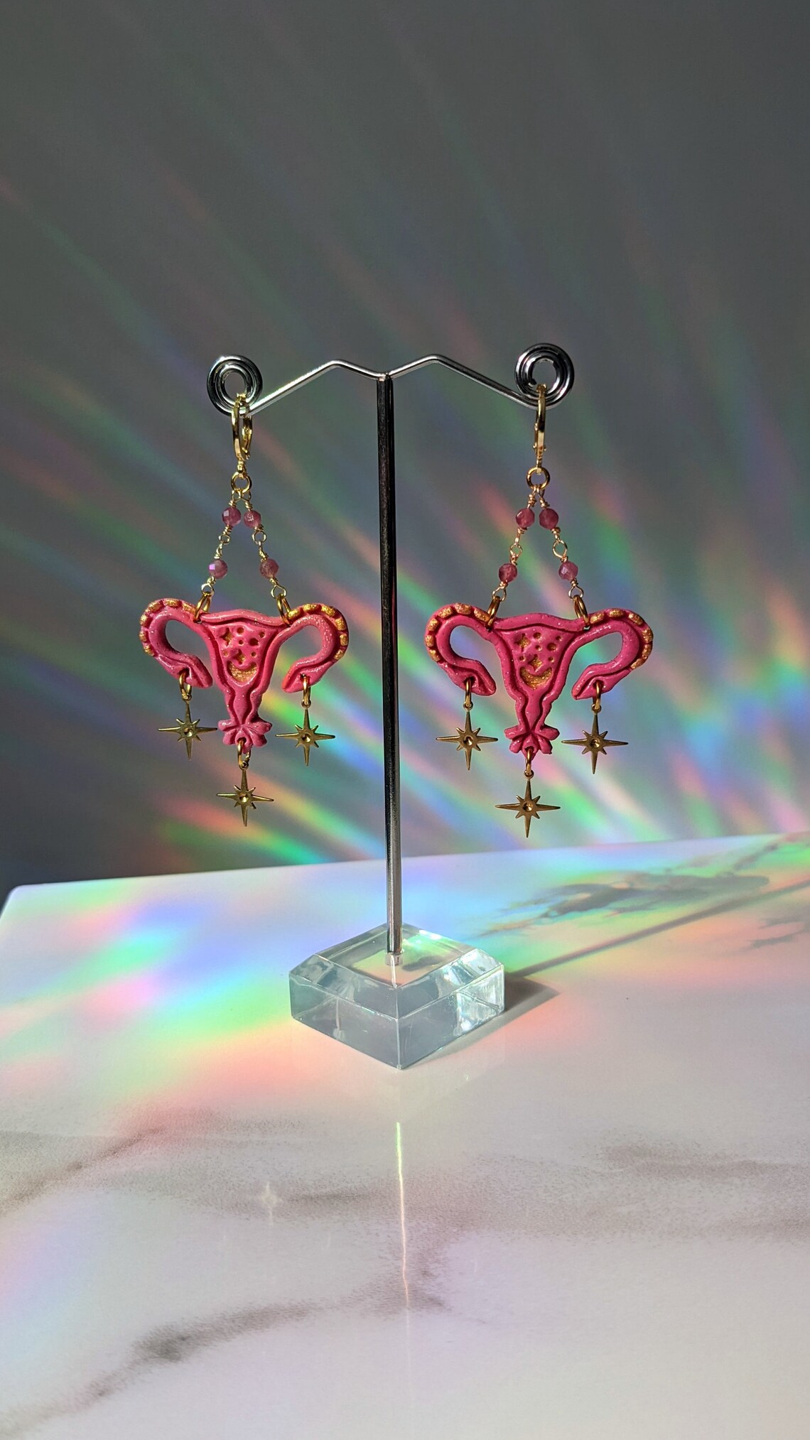 Uterus Earrings girl Power Earrings Feminist Earrings - Etsy