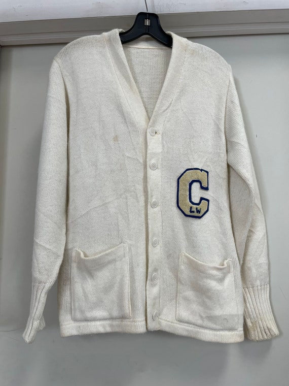 1980s varsity cardigan - Gem