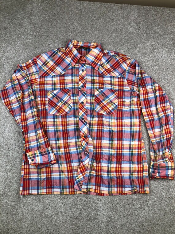 vintage 90s multicolored plaid - Gem