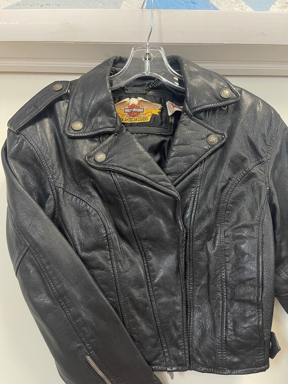 Vintage Harley Davidson Motorcycles Leather Riding Jacket / - Etsy
