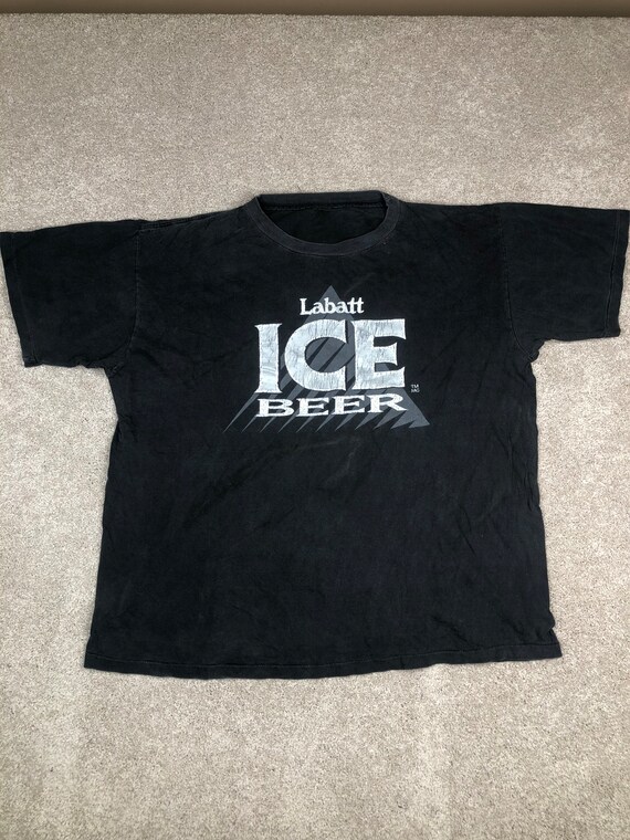 Vintage 1998 Labatt Ice Beer Graphic T Shirt / Vintag… - Gem