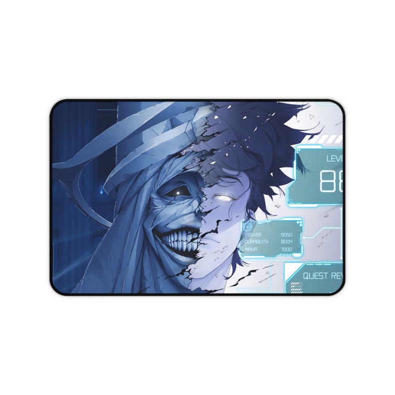 Solo Leveling Sung Jinwoo Mouse Pad Statue of God Mouse Pad Manga Anime ...
