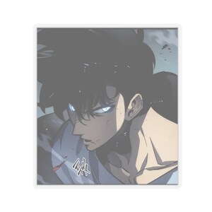 Solo Leveling Sung Jin Woo Kiss-cut Stickers - Etsy
