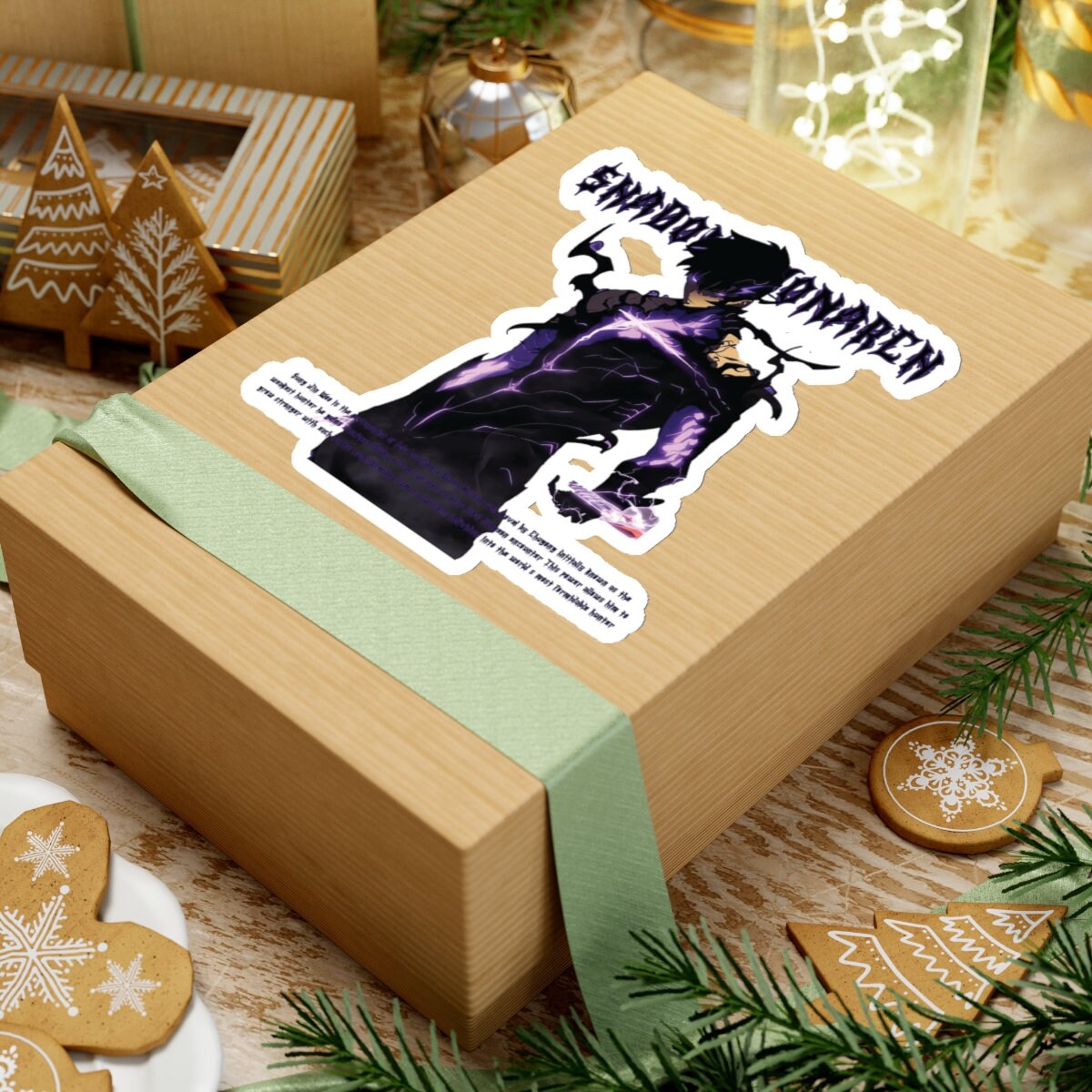 Solo Leveling Sung Jin Woo, Shadow Monarch Sticker Kiss-cut Stickers - Etsy