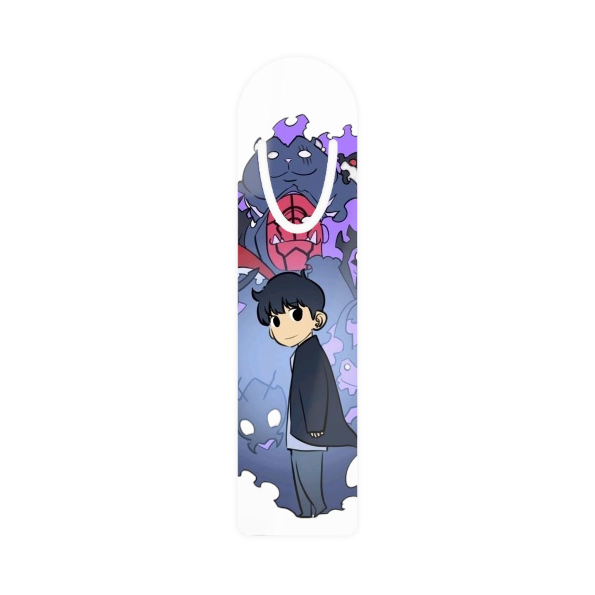 Solo Leveling Anime/manhwa Solo Leveling Sung Jin Woo Bookmark - Etsy