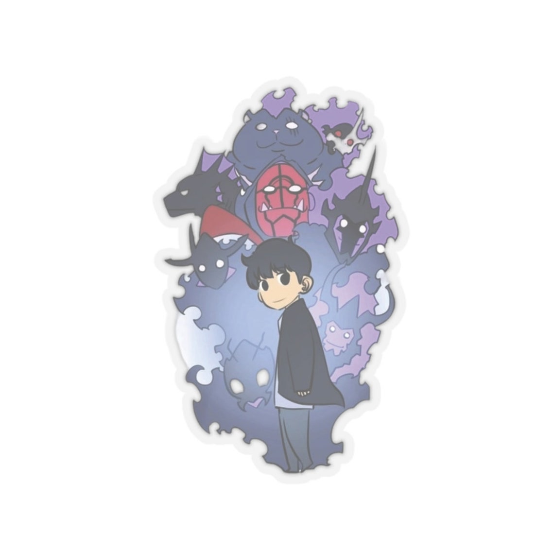 Solo Leveling Chibi Shadow Army Kiss-cut Stickers - Etsy