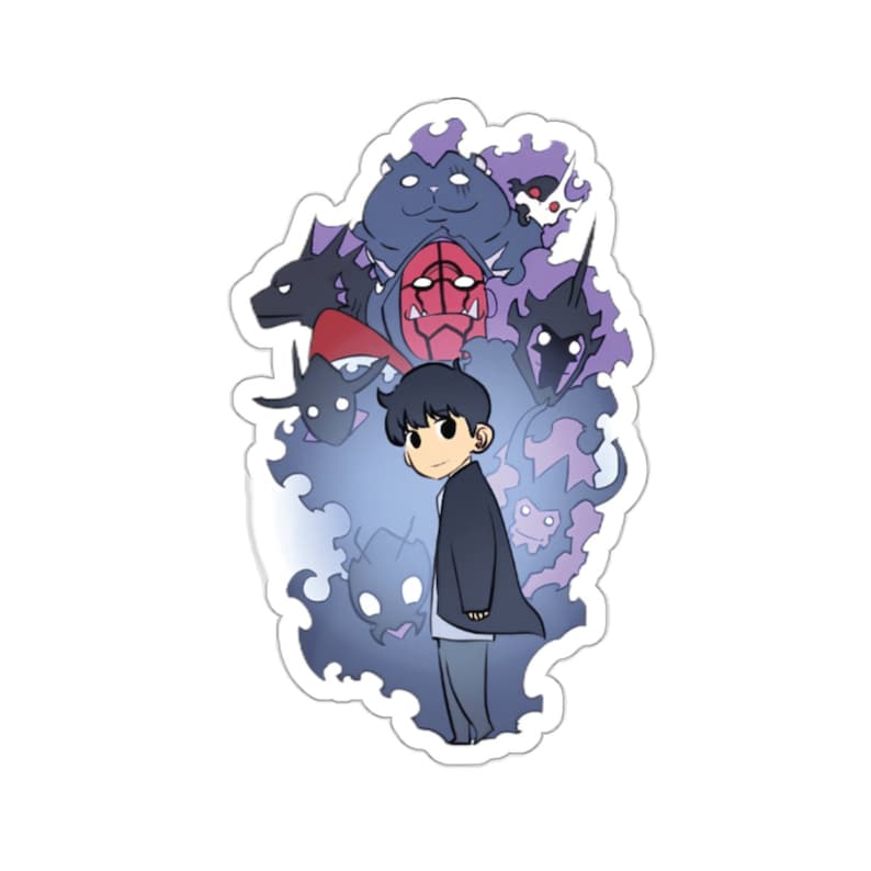 Solo Leveling Chibi Shadow Army Kiss-cut Stickers - Etsy