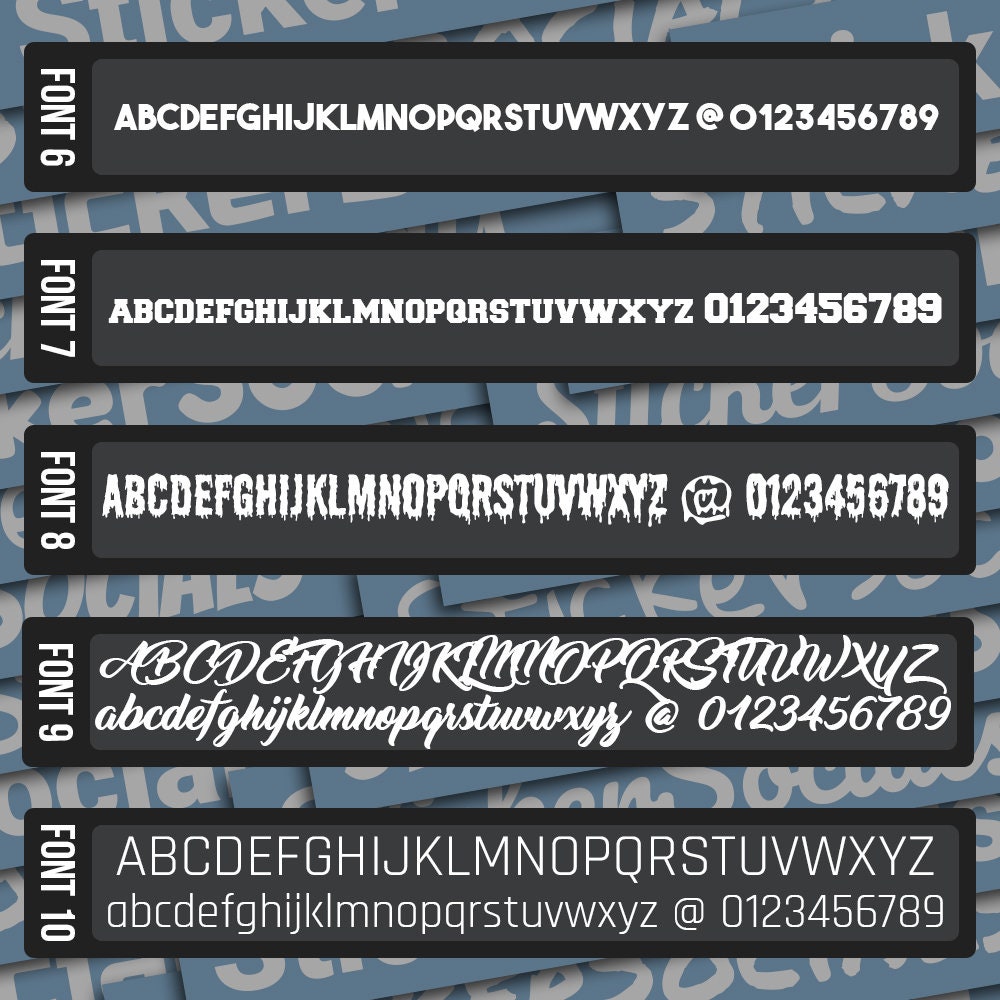 Personalised Instagram Sticker Decal Custom Insta Social Media Name ...