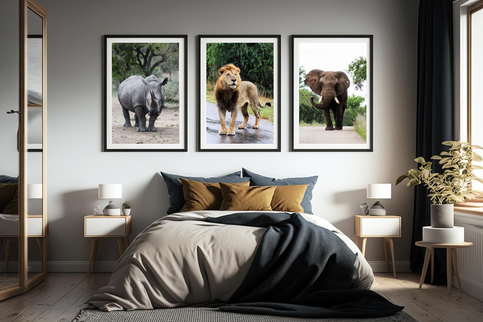 Safari Big 5 Animal Photographs High Resolution Digital Prints Moody ...