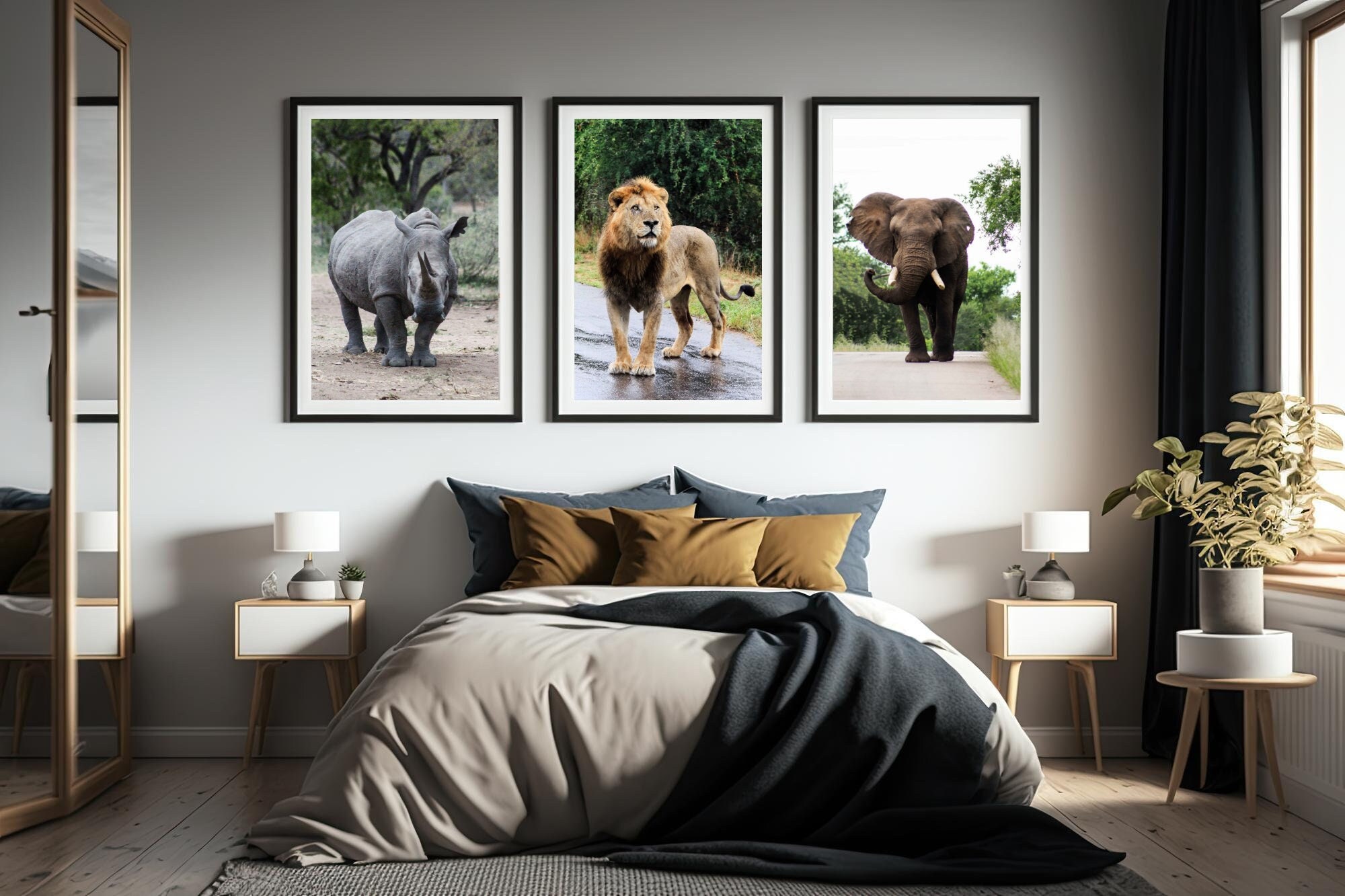 Safari Big 5 Animal Photographs High Resolution Digital Prints Moody ...