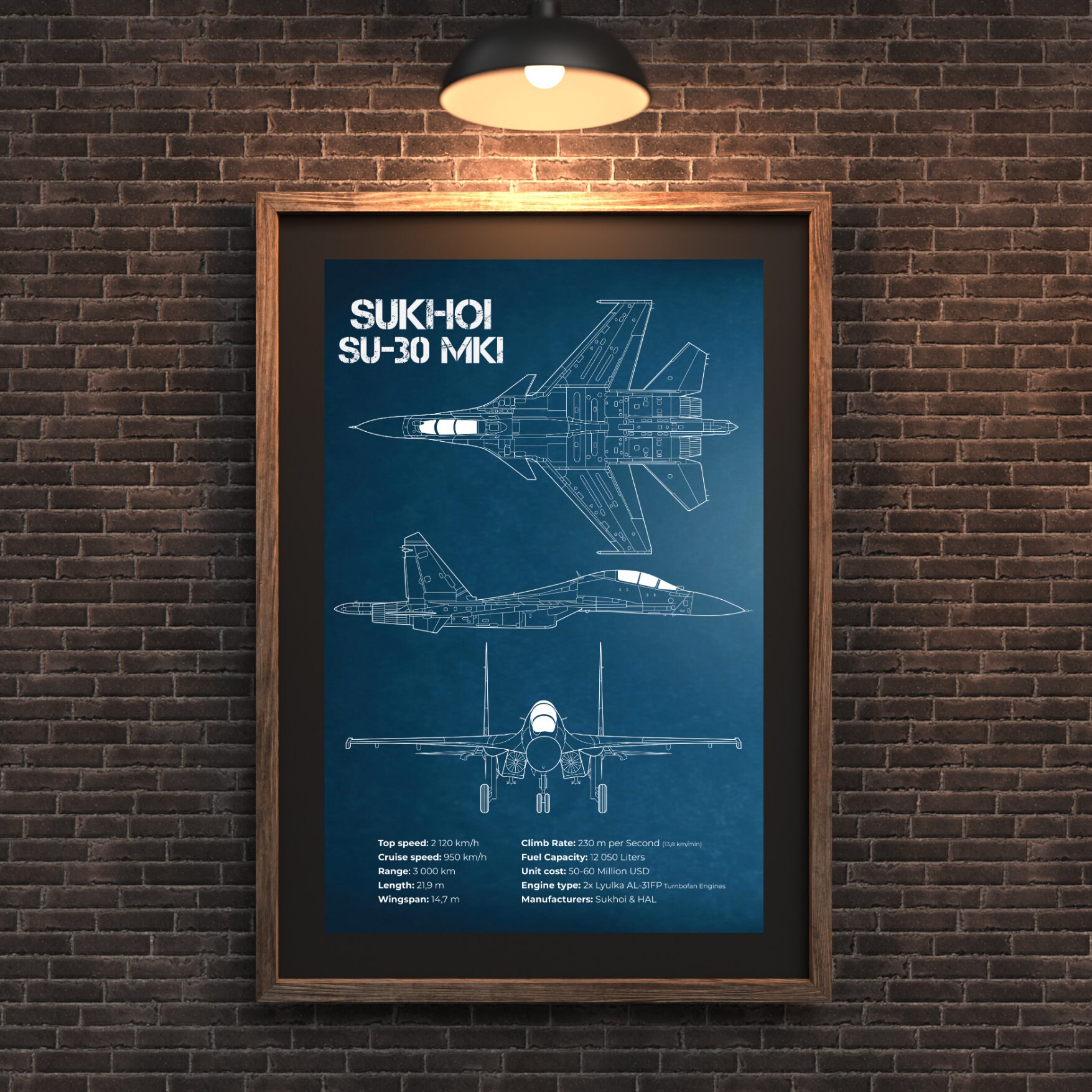 Sukhoi SU-30 MKI Fighter Jet Blueprint Gift Idea Home Decor - Etsy