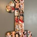 Photo Collage Number, Number One Collage, Any Number Photo Collage - Etsy