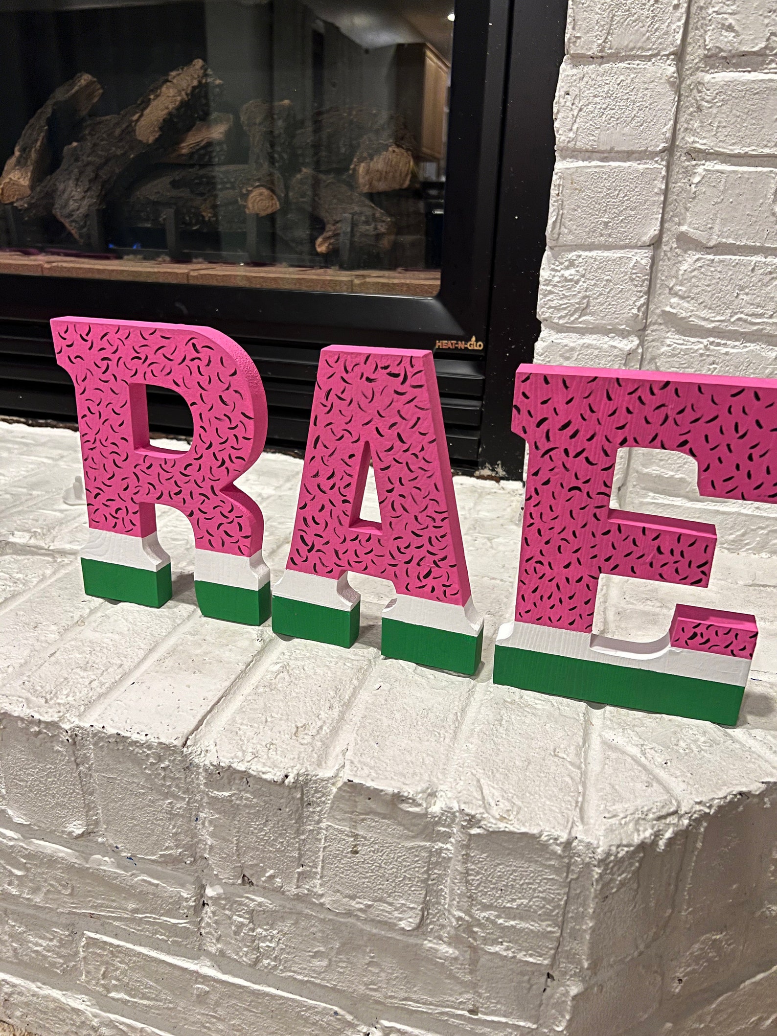 One in a Melon Letters Watermelon Letters Birthday Party - Etsy