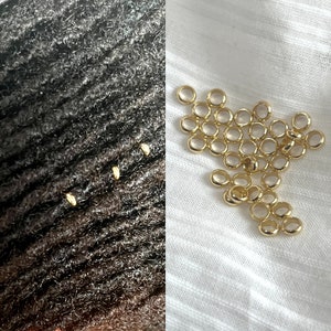 Stainless Steel Loc Beads, Microlocs, Sisterlocks, Dreadlocks, Faux ...