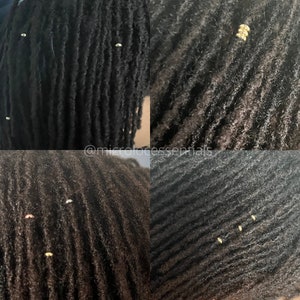 Stainless Steel Loc Beads, Microlocs, Sisterlocks, Dreadlocks, Faux ...