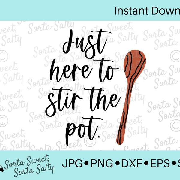 Stir the Pot Svg - Etsy