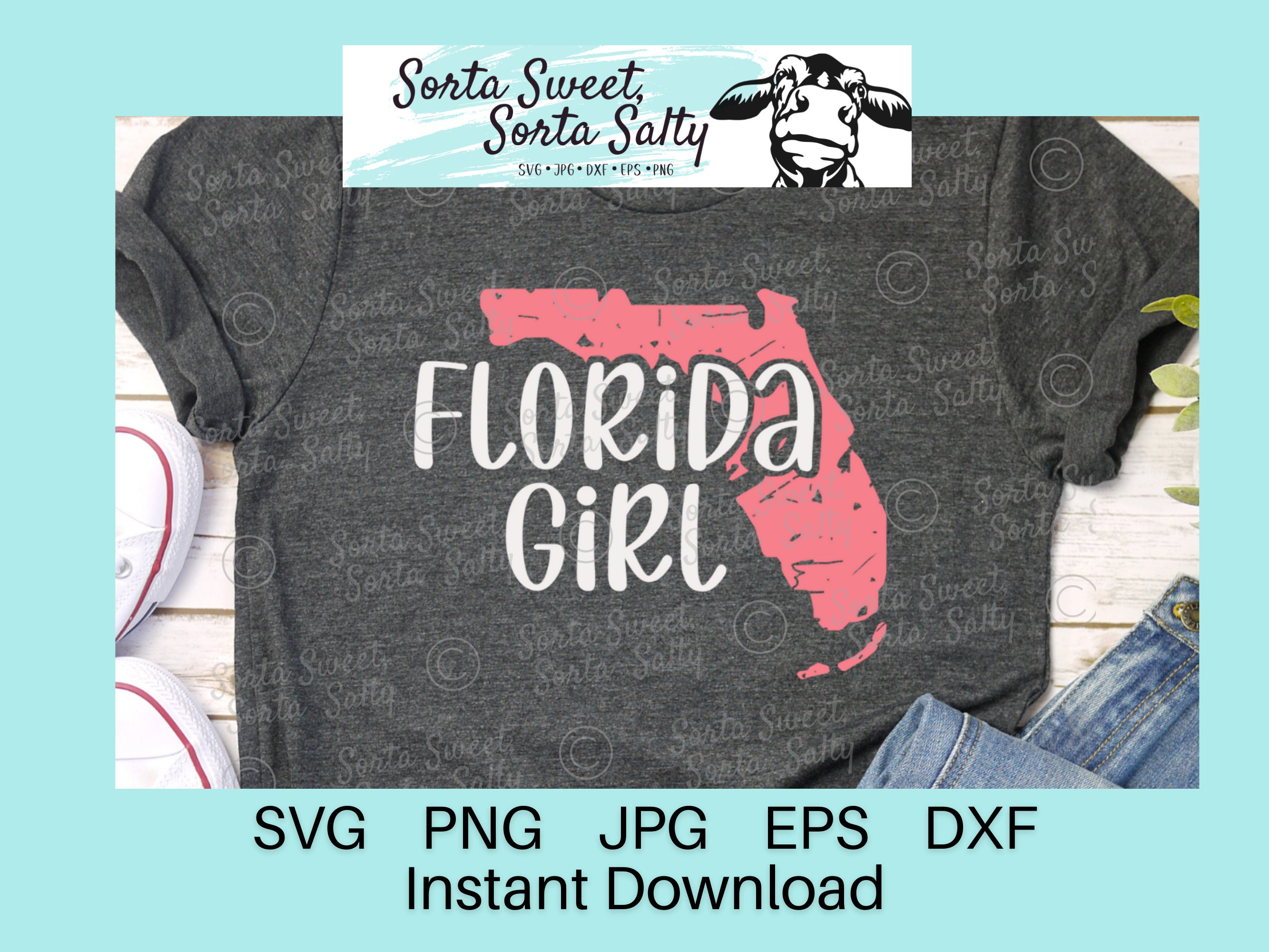 Florida Girl Svg | Florida SVG | Florida Sticker SVG | SVG | Florida ...