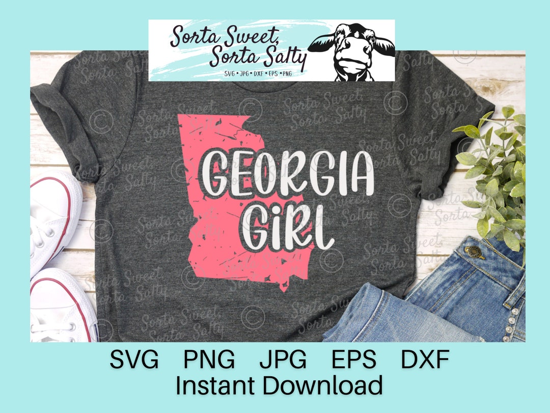 Georgia Girl Svg | Georgia SVG | Georgia Sticker SVG | SVG | Georgia ...