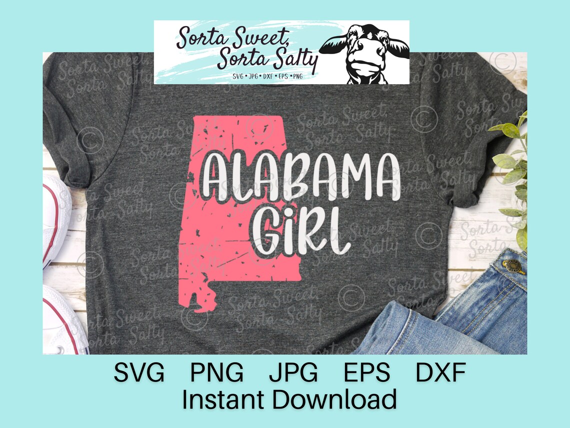 Alabama Girl Svg | Alabama SVG | Alabama Sticker SVG | SVG | Cut File ...