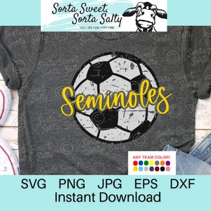 Seminoles Soccer SVG | Seminoles SVG | Seminoles Soccer Team Shirt ...