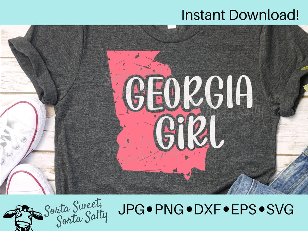 Georgia Girl Svg Georgia SVG Georgia Sticker SVG SVG - Etsy