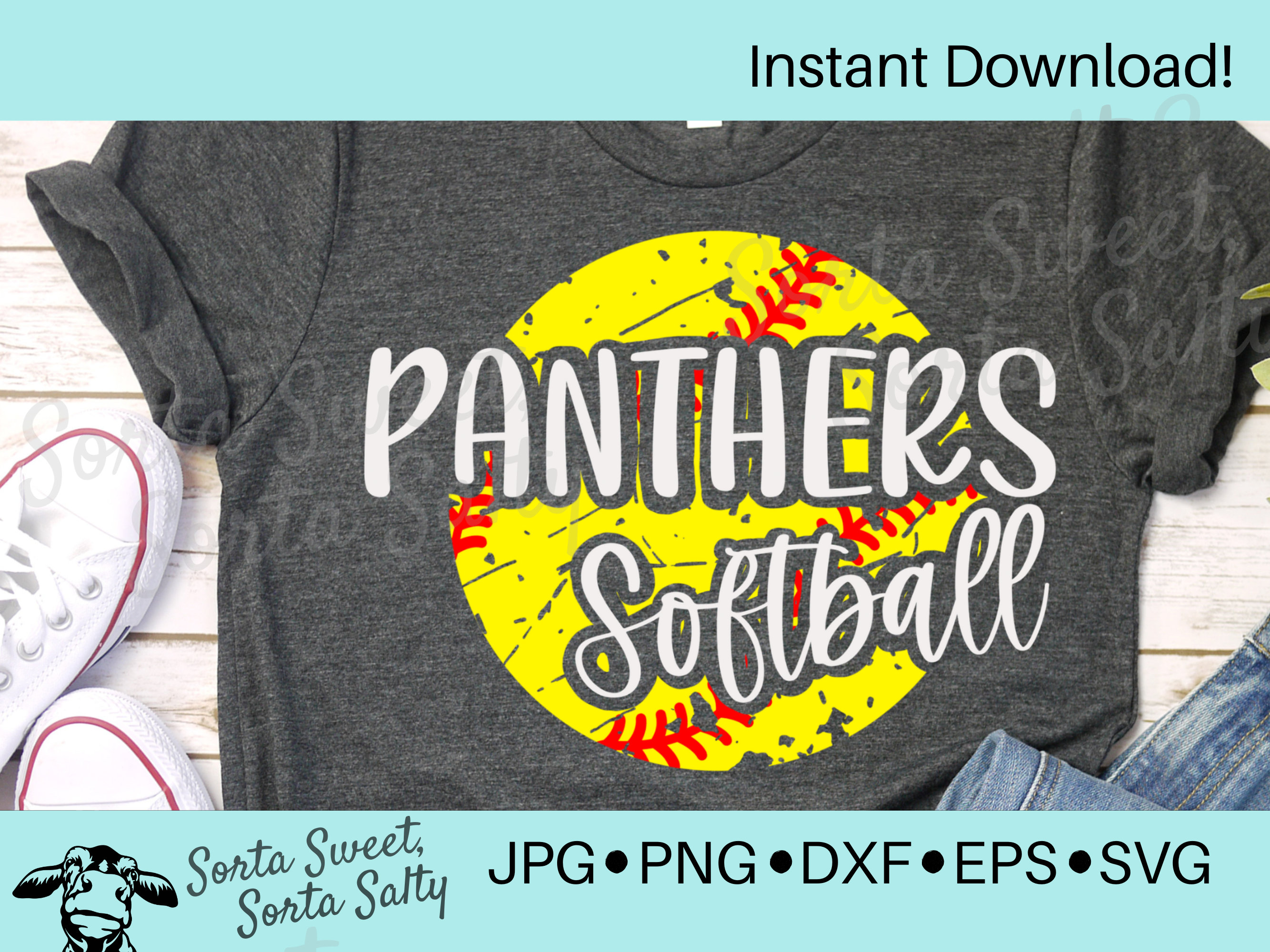 Panthers Softball SVG | Panthers Softball Shirt Graphic | Panthers ...