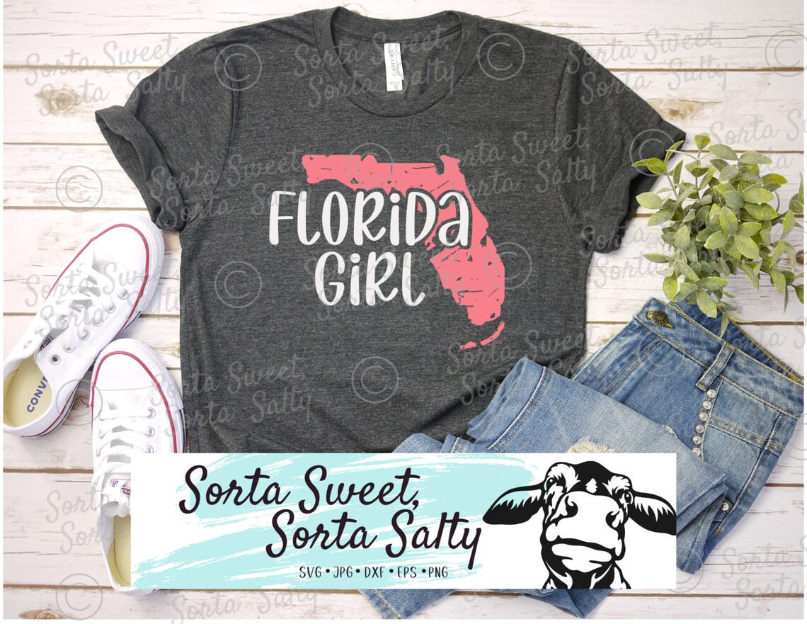 Florida Girl Svg | Florida SVG | Florida Sticker SVG | SVG | Florida ...