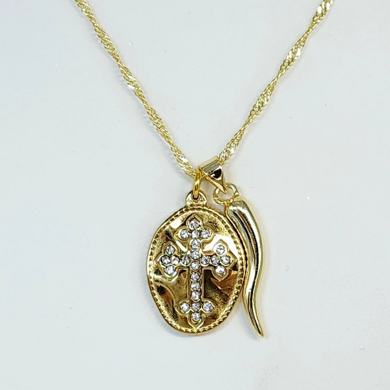 Cool Cross Necklace - Etsy
