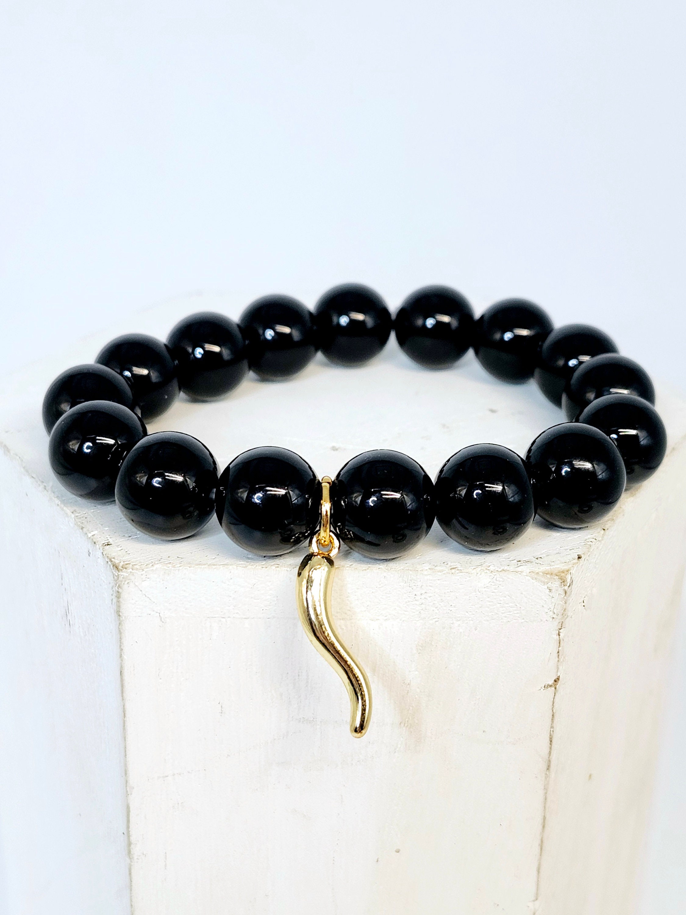 Italian Gold Cornicello Horn Pepper Portafortuna Amulet Talisman 12mm ...