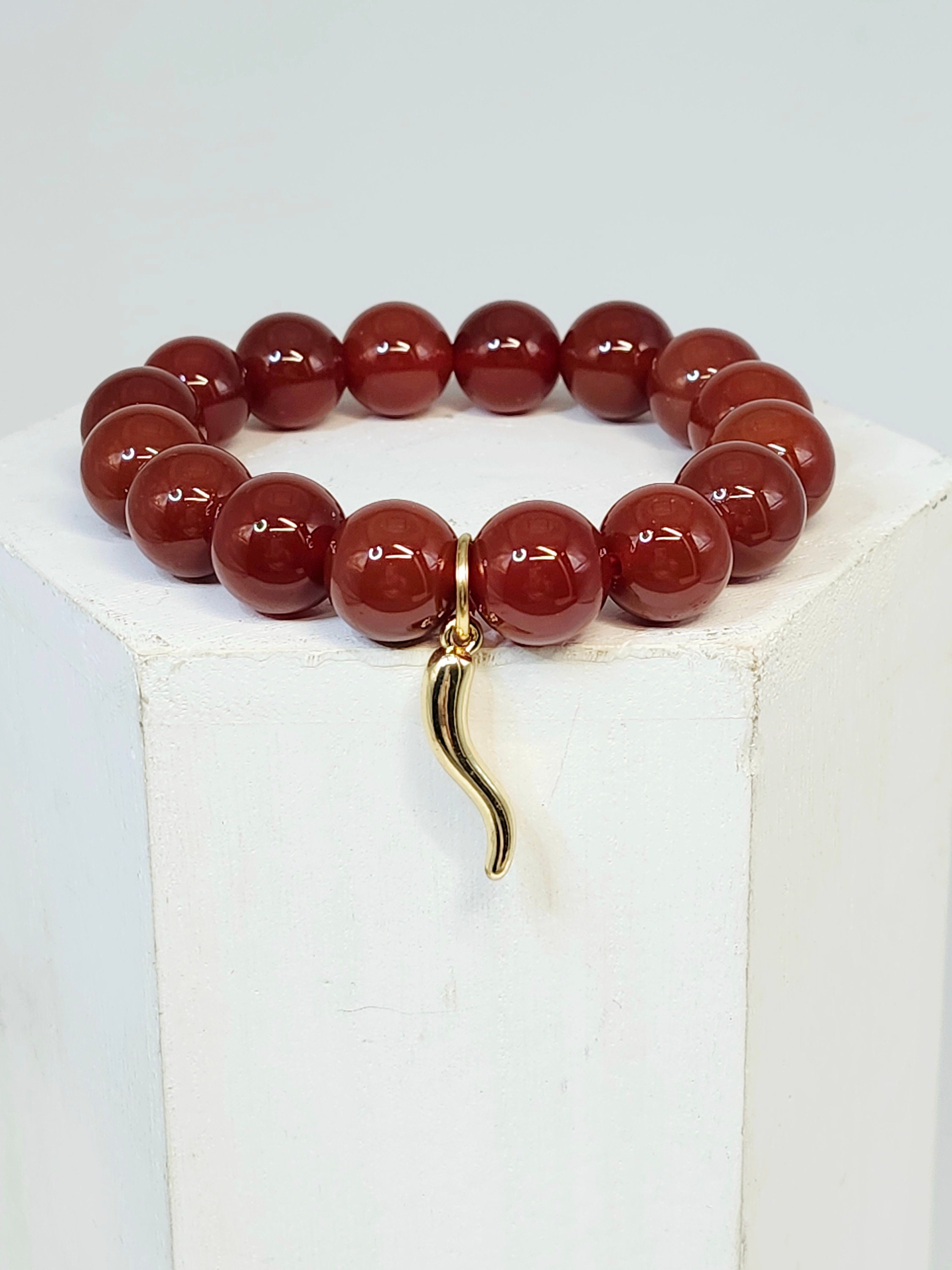 Italian Gold Cornicello Horn Pepper Portafortuna Amulet Talisman 12mm ...