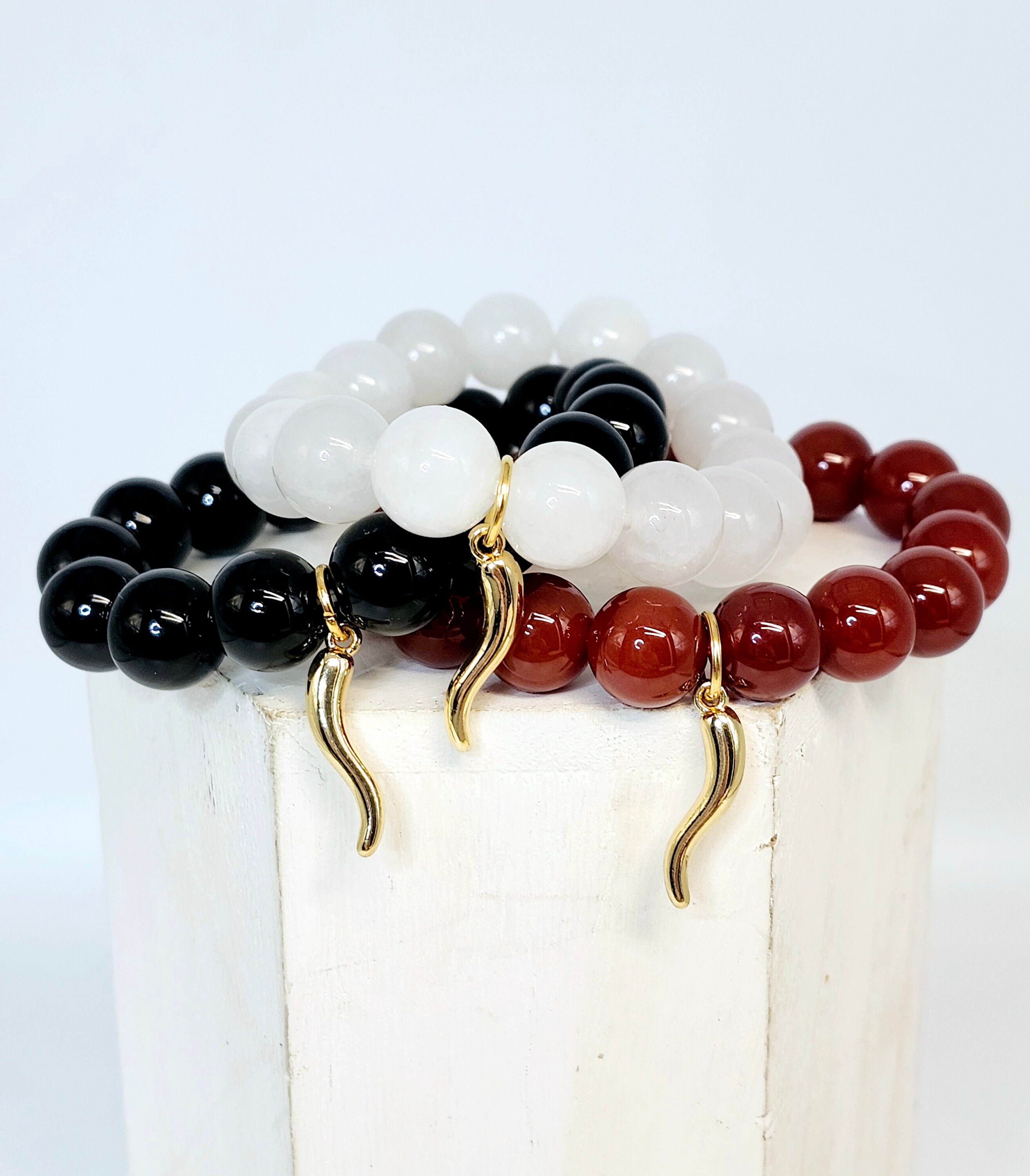 Italian Gold Cornicello Horn Pepper Portafortuna Amulet Talisman 12mm ...