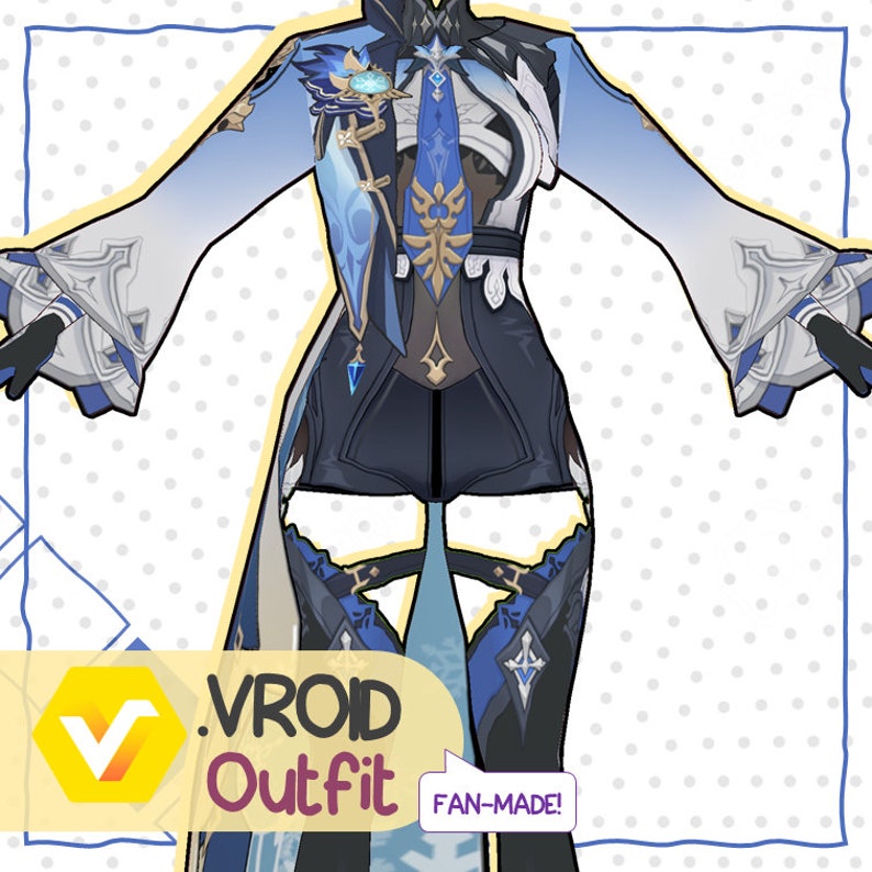 Vroid Outfit- Eula/genshin Impact - Etsy