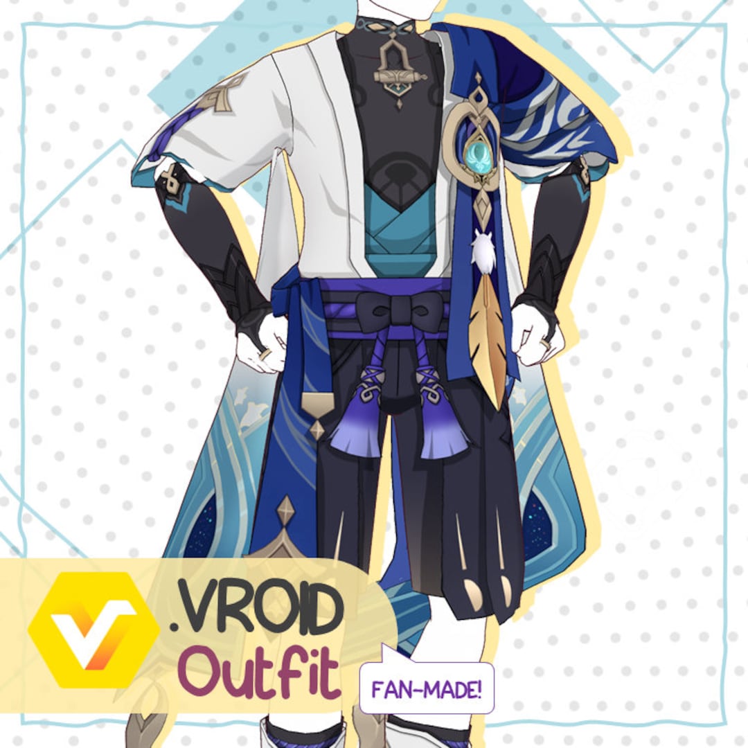 Vroid Outfit- Wanderer/genshin Impact - Etsy