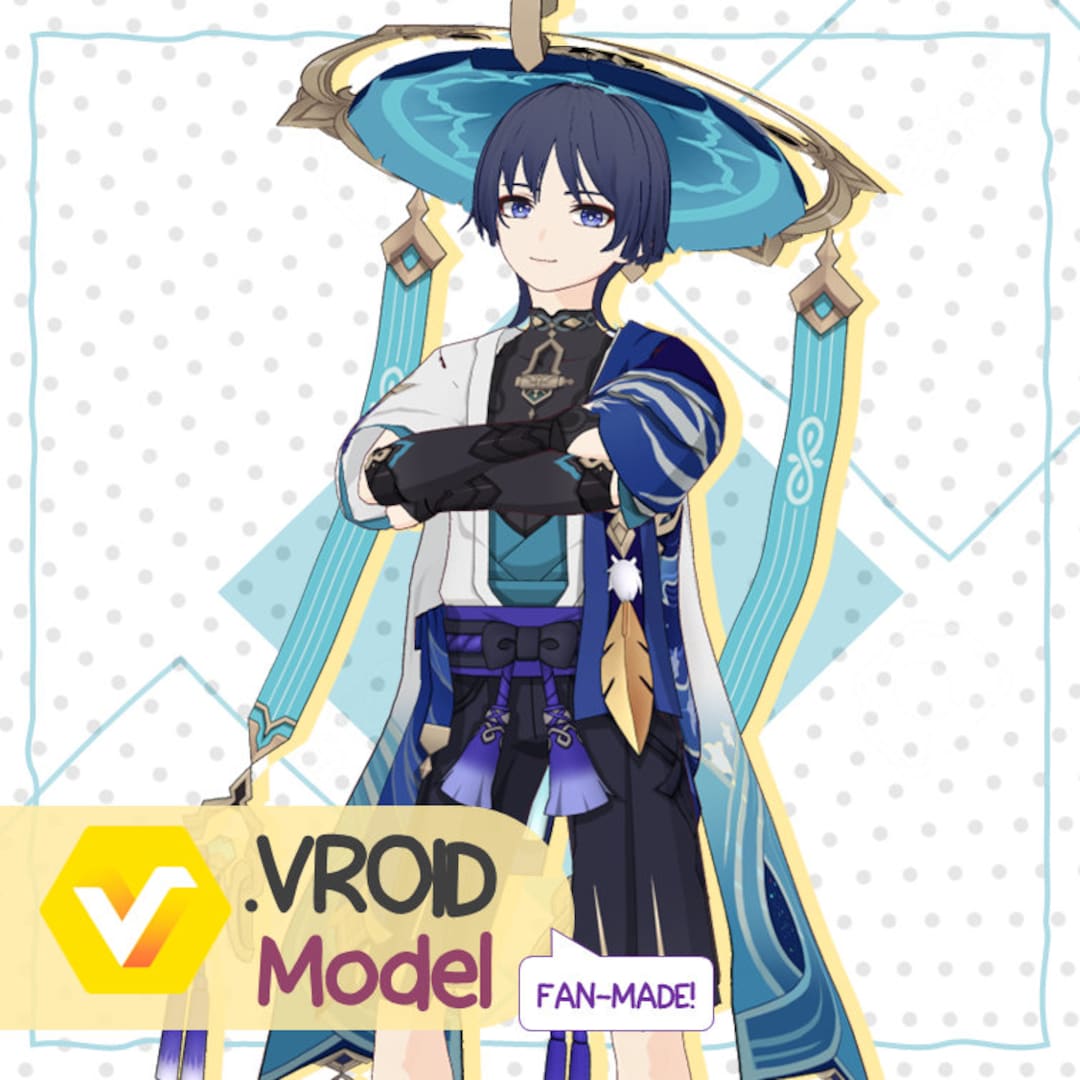 Fanmade Wanderer VROID Model /genshin Impact - Etsy