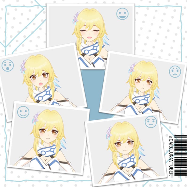 Vroid Model- Lumine/genshin Impact - Etsy