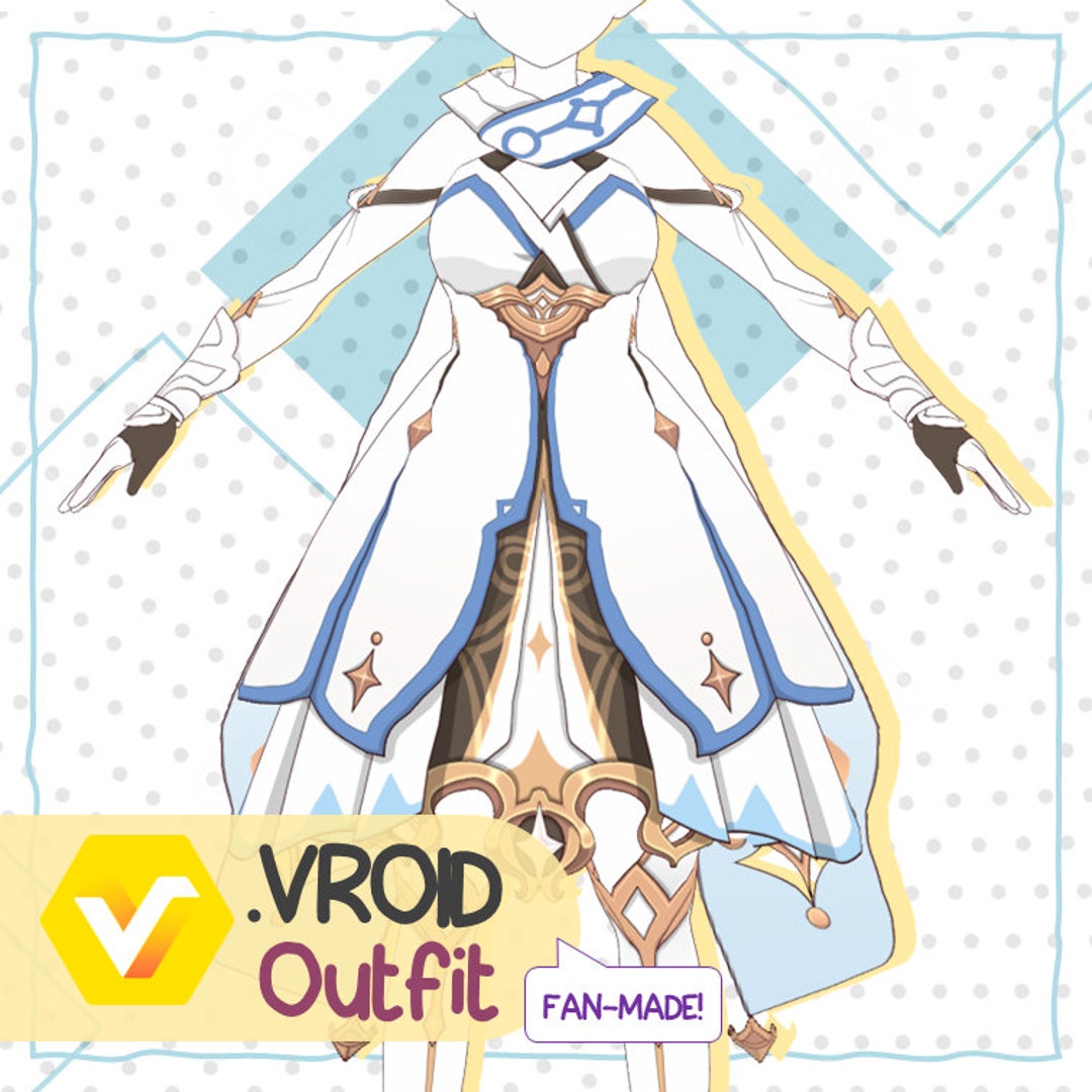 Vroid Outfit- Lumine/genshin Impact - Etsy